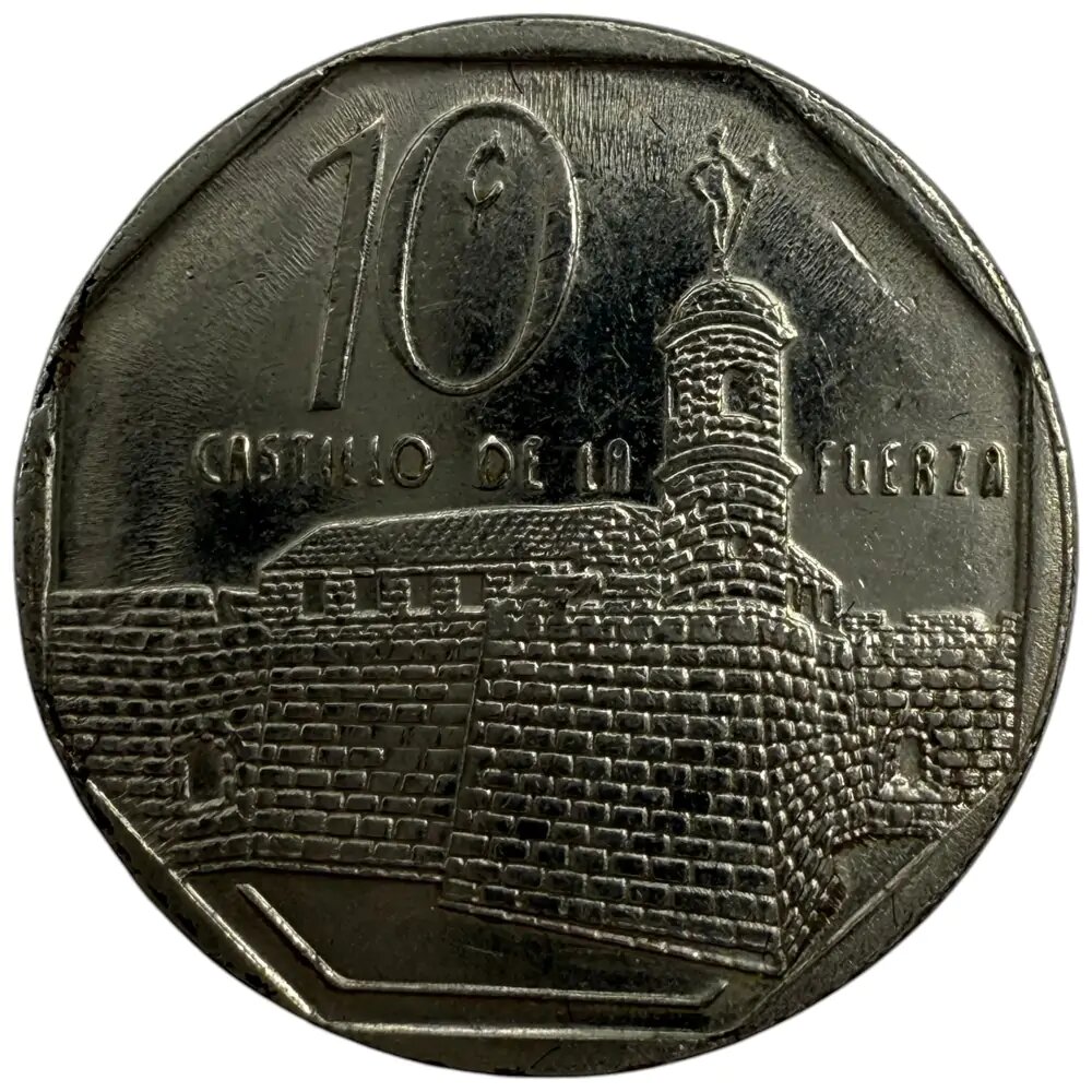 Куба 10 сентаво 2008 г.