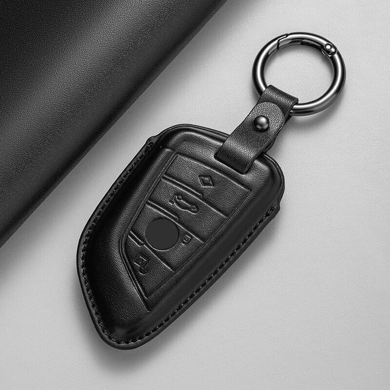Кожаный чехол для автомобильного ключа, защитный чехол для ключей, брелок для BMW G30 G20 X1 X2 X3 X4 X5 X6 X7 520 525 320i G01 G02 G05 G11 F15 F16
