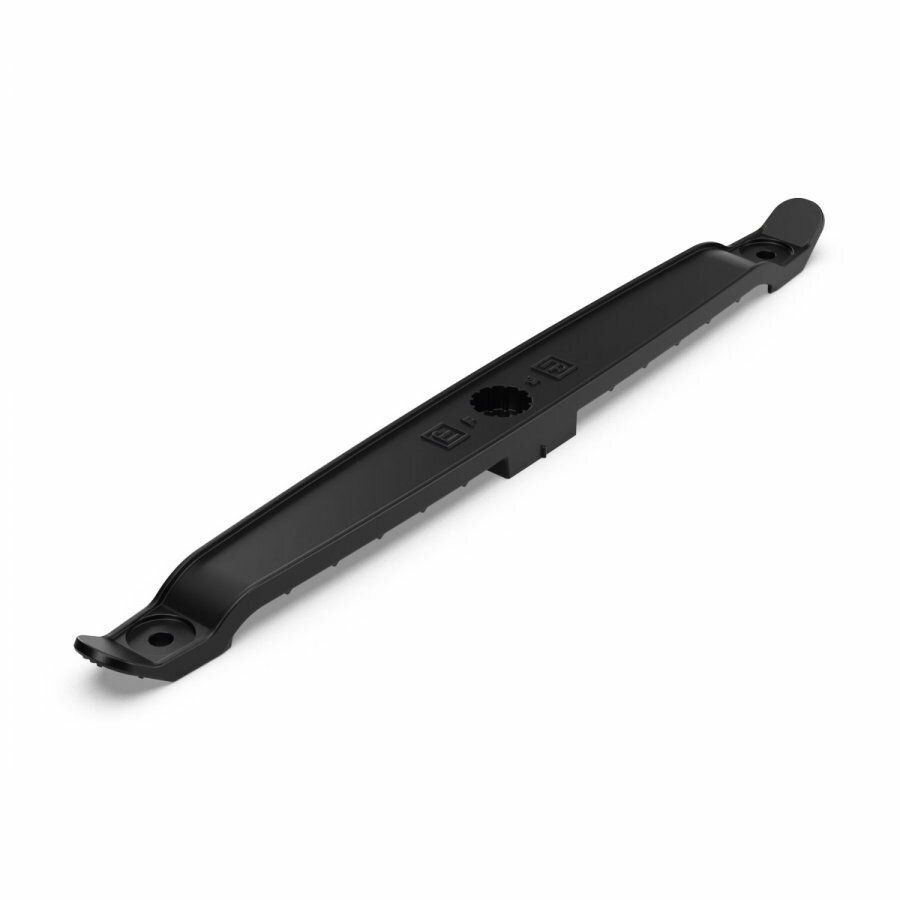 Держатель плоского кабеля двусторонний для прямого монтажа на 12 мест чёрный 20шт Промрукав