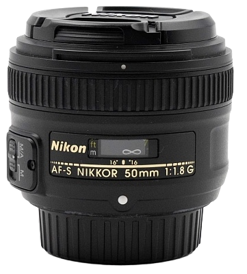 Объектив комиссионный Nikon 50mm f/1.8G AF-S Nikkor (б/у, гарантия 14 дней, S/N 3537367)
