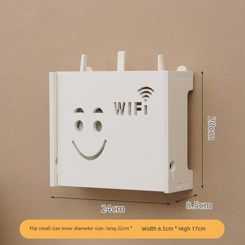 Коробка для хранения роутера, настенная полка для Wi-Fi и ТВ-приставки без сверления, настенная крышка для