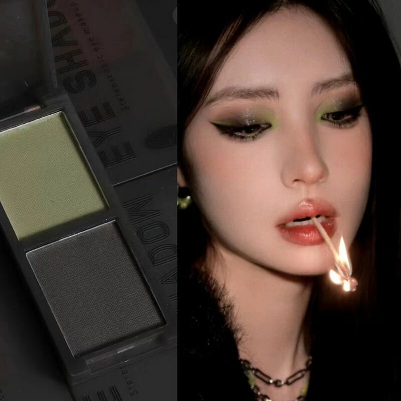 Темная Шибуя, горячая девушка! Палитра теней Biya черного и красного цвета, двойной цвет, дымчатый макияж, европейский и американский нишевый бренд