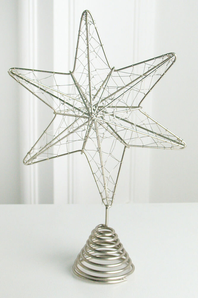 Елочная верхушка звездное начало, металл, 24 см, Kaemingk 608405