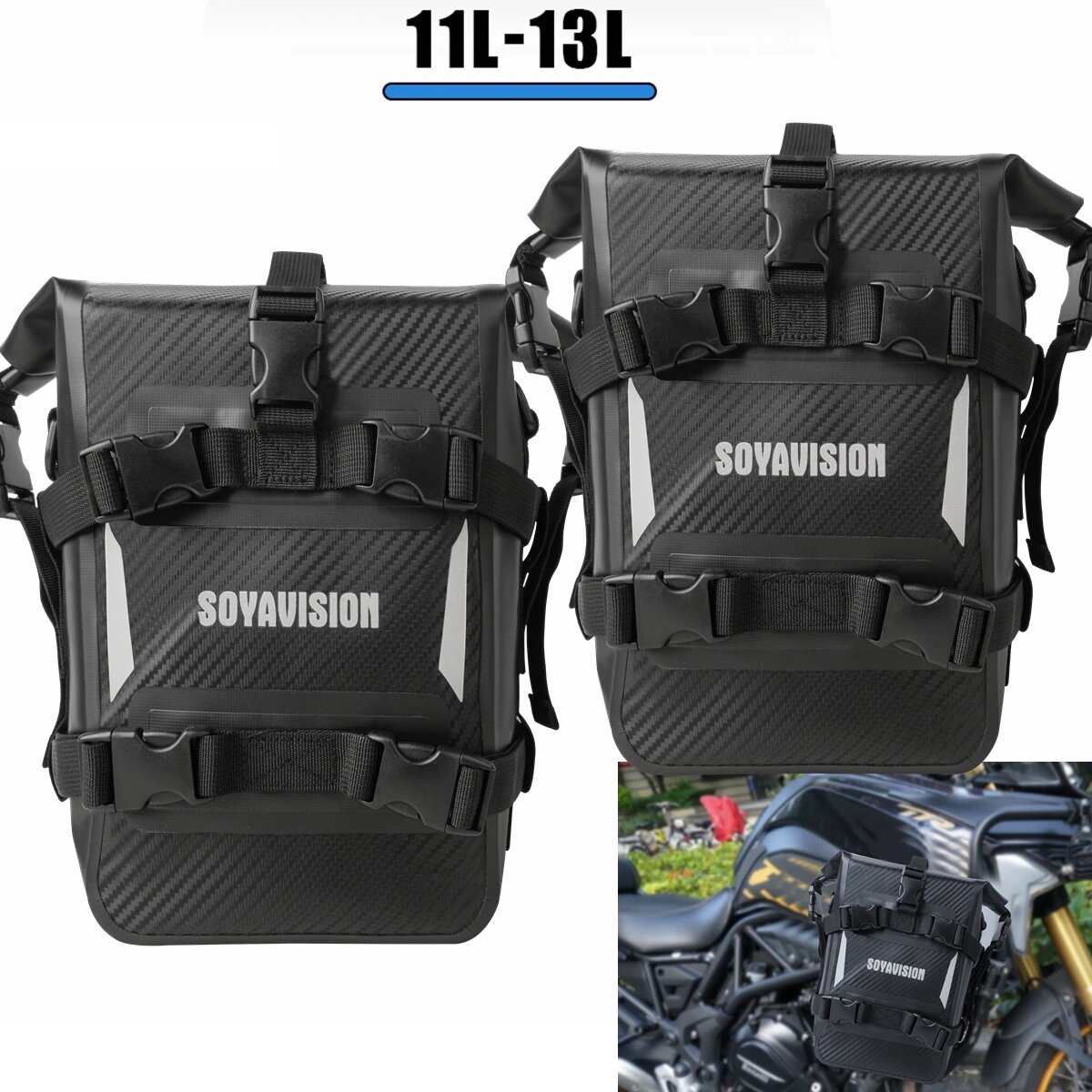Водонепроницаемая Боковая Сумка Для Мотоцикла 5-8 Л