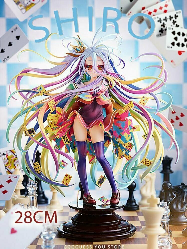 Аниме фигурка No Game No Life Shiro 1/7 Yuu Kamiya Art Works 28cm
