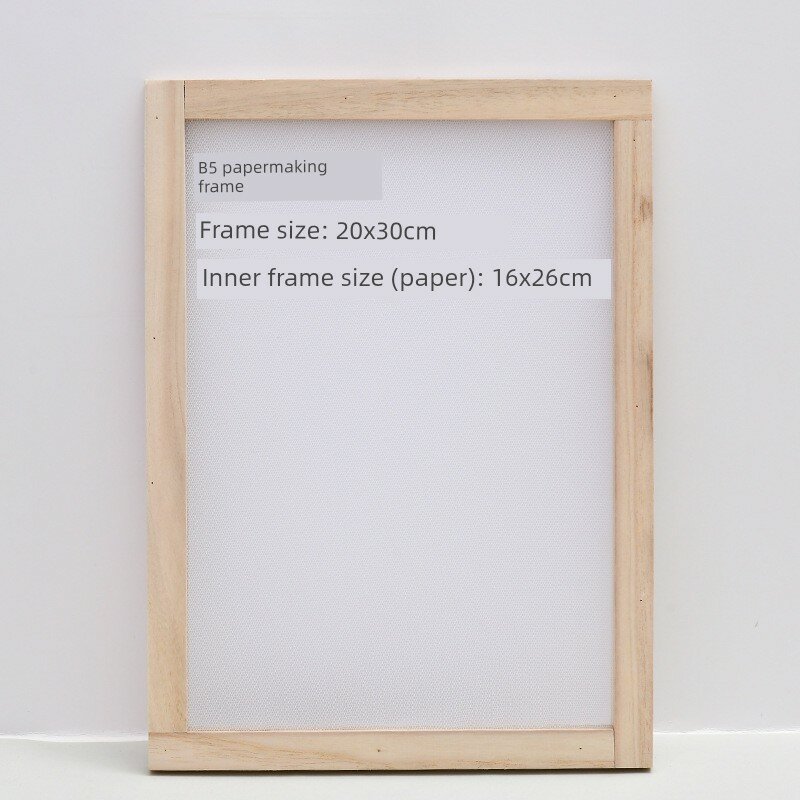 Рамка для изготовления бумаги B5, 20x30 см, для детского крафта DIY, деревянный традиционный инструмент