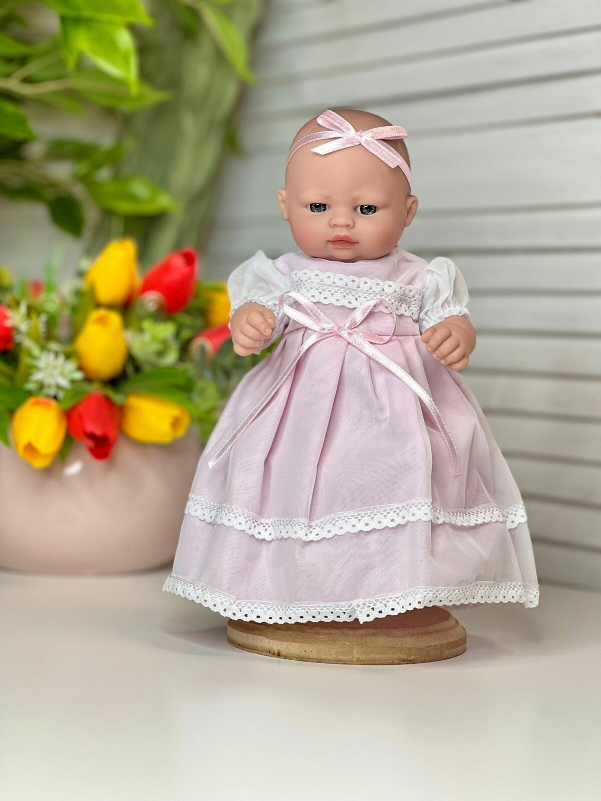 Кукла Berbesa виниловая 27 см новорожденный