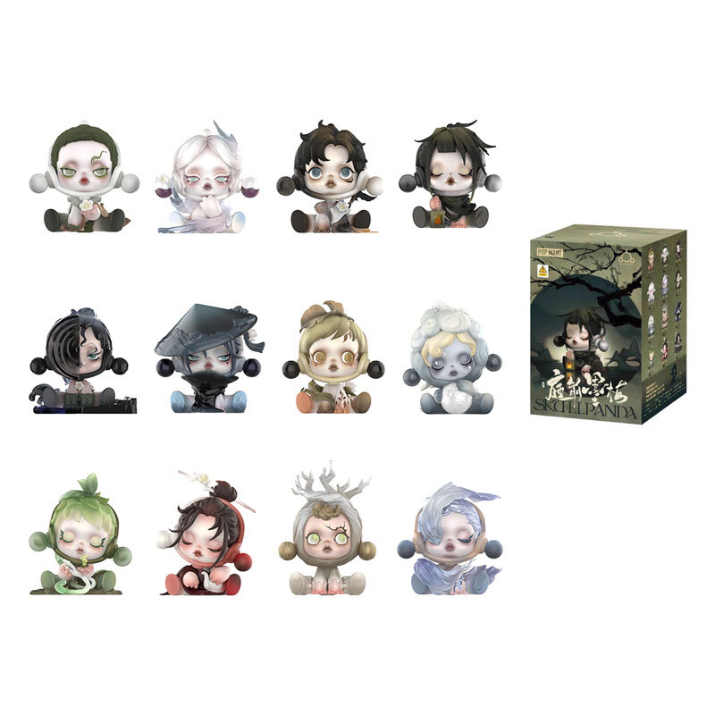 Фигурка унисекс POP MART SKULLPANDA The Ink Plum Blossom Collection, Single Mystery Box (Random Pick)