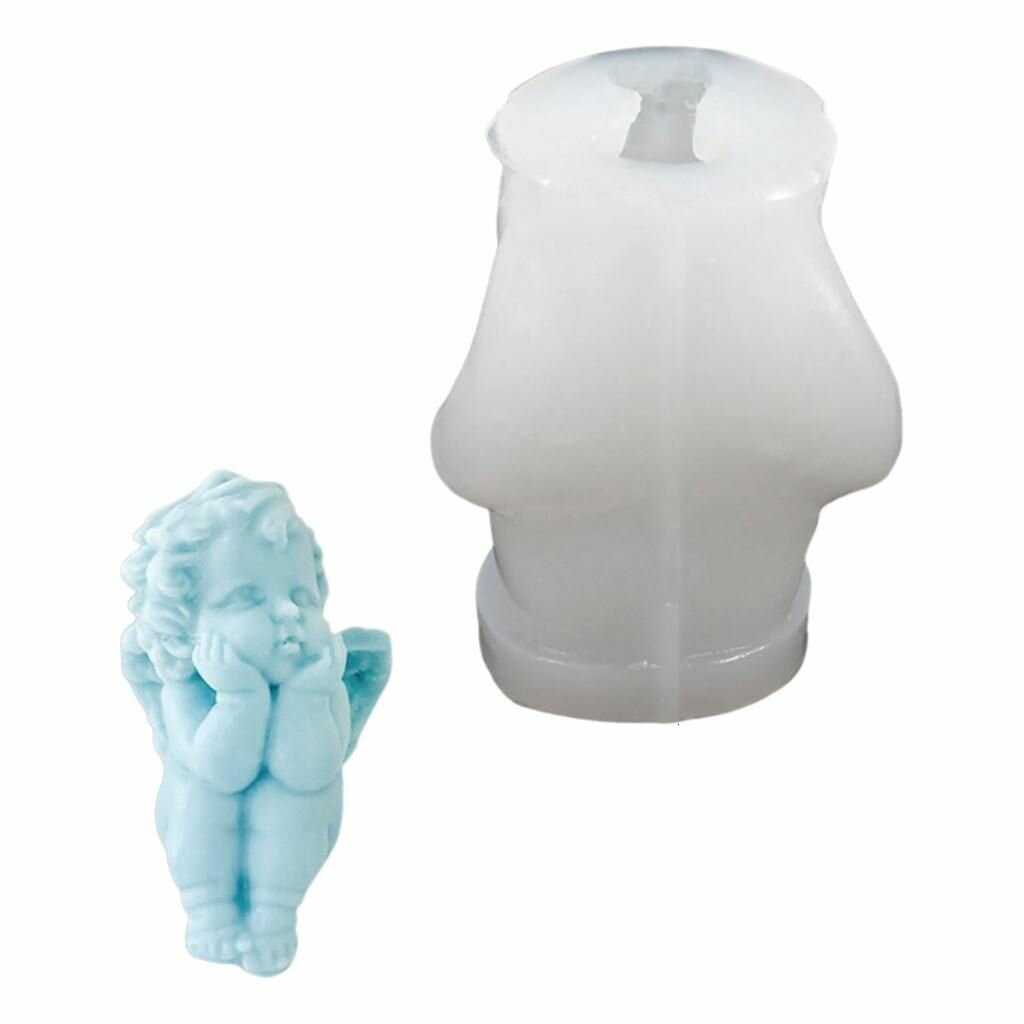 Силиконовая форма Крылатый младенец , - маленький ангел 1