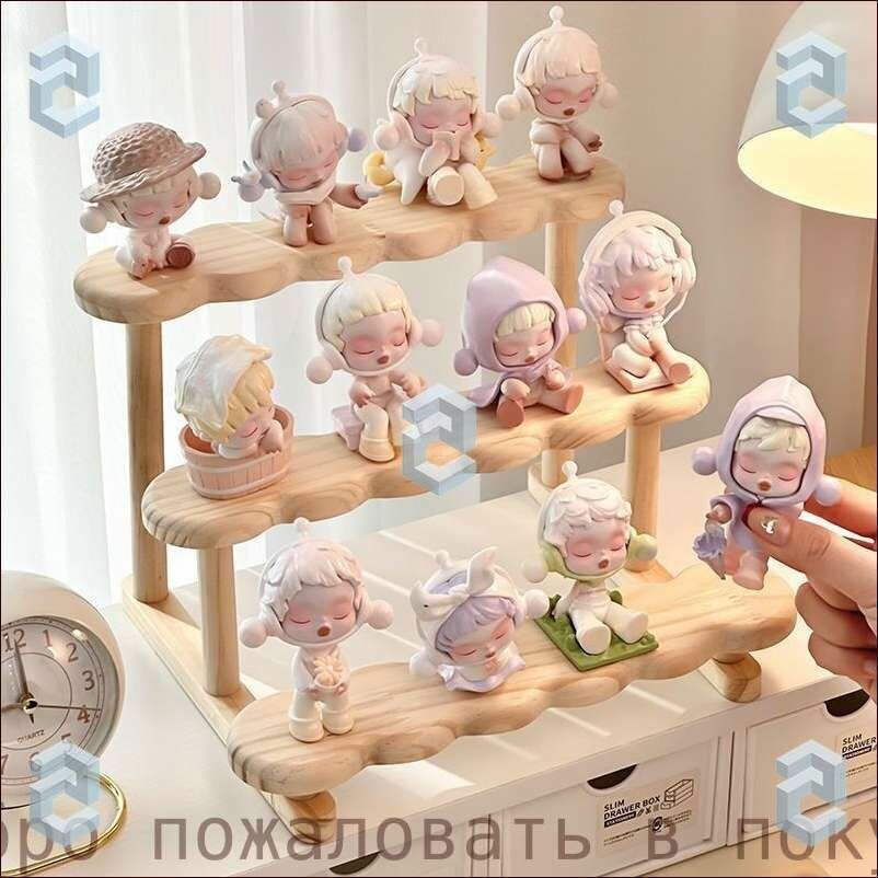 Этажерка, 3 секц, Массив дерева, 25.5х21х17.6 см