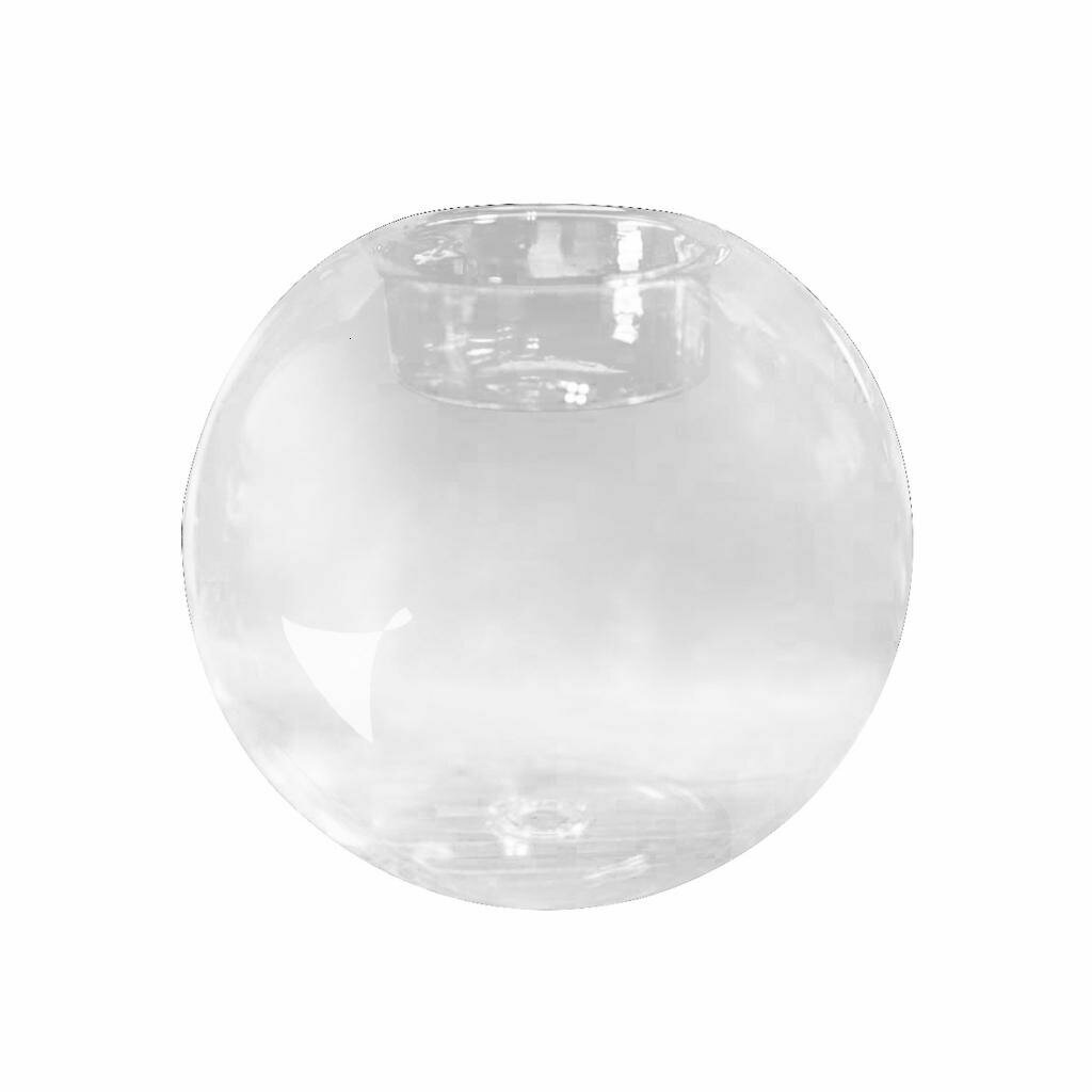 Круглая стеклянная подсвечница в европейском стиле, 8CM
