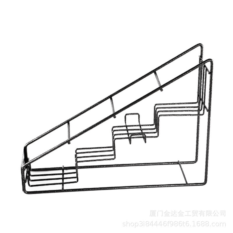 В наличии Высококачественная стойка для хранения сиропа Стеллаж для хранения кофе Трапециевидная Многофункциональная