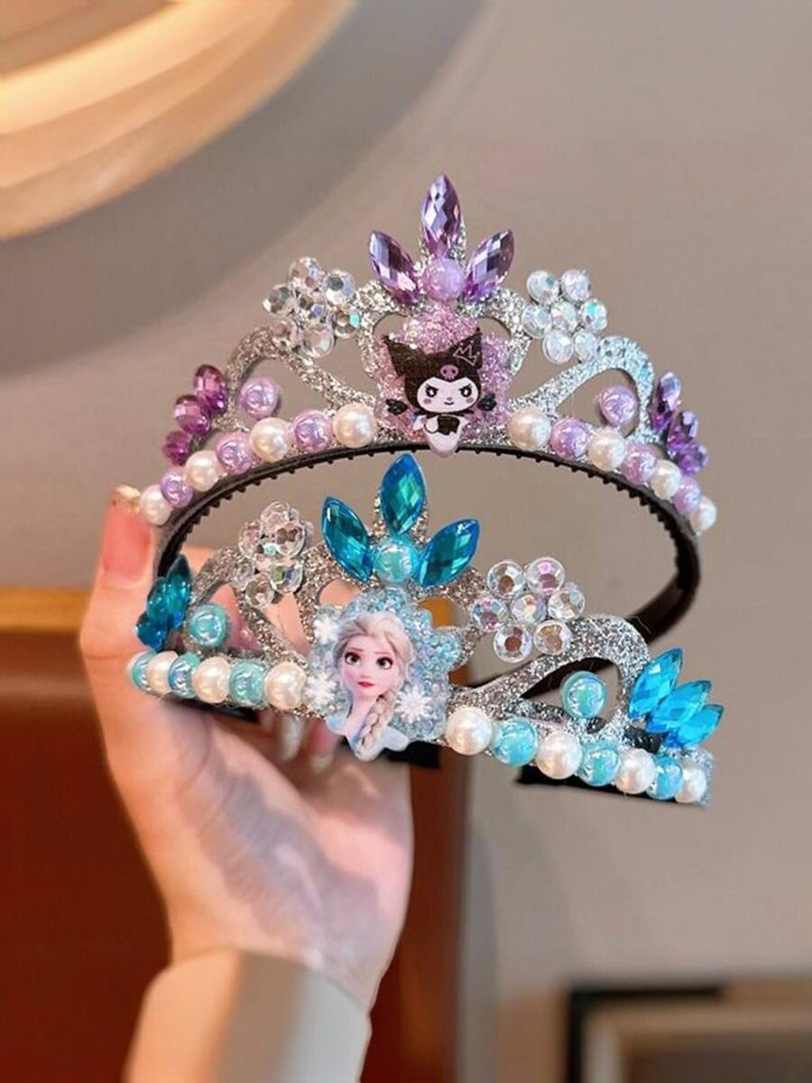 Диадема ACHU. Корона детская для девочек. Украшение для волос свадебное.