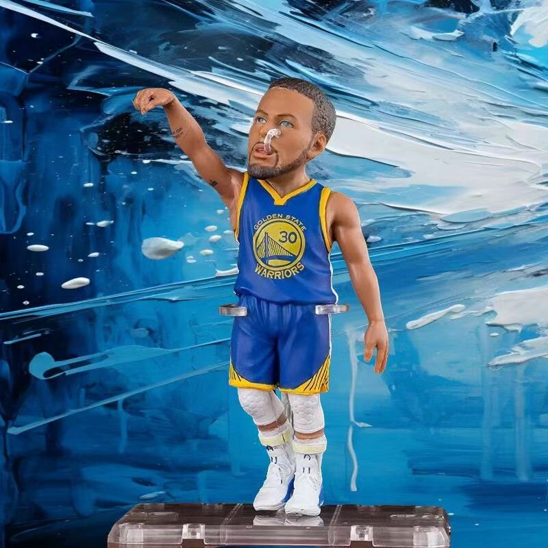 Фигурки NBA - Леброн Джеймс, Стефен Карри, Джеймс Харден, Клей Томпсон, Коллекционная Статуэтка в Официальном Стиле, Подарок Мужчине, Настольный Декор