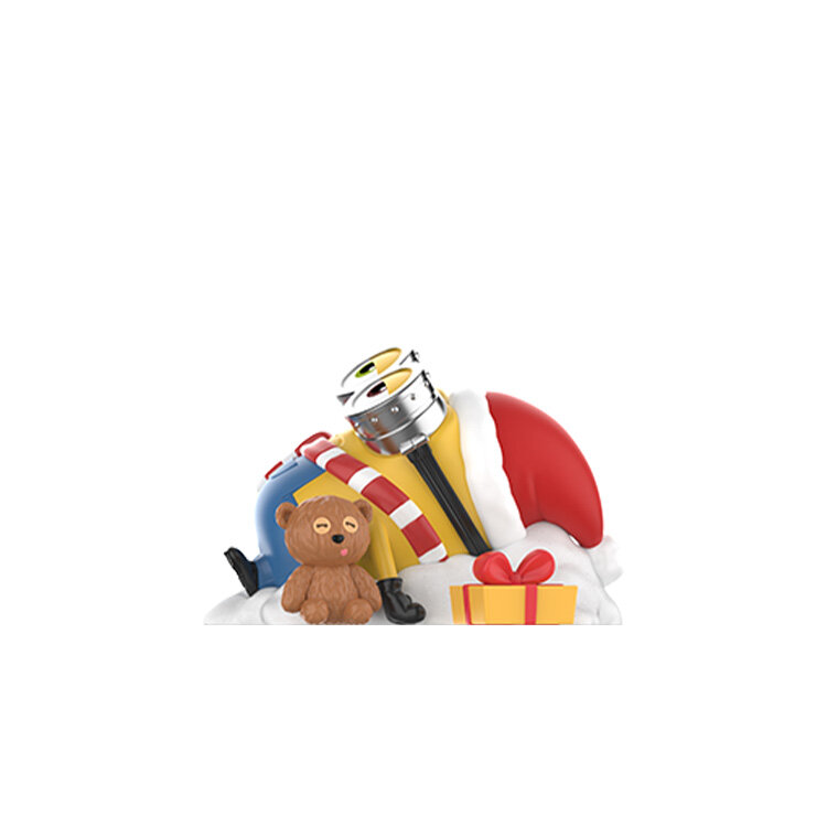Фигурки унисекс POP MART Minions Ленивый День, Confirmed-Too Lazy to Celebrate (Open)