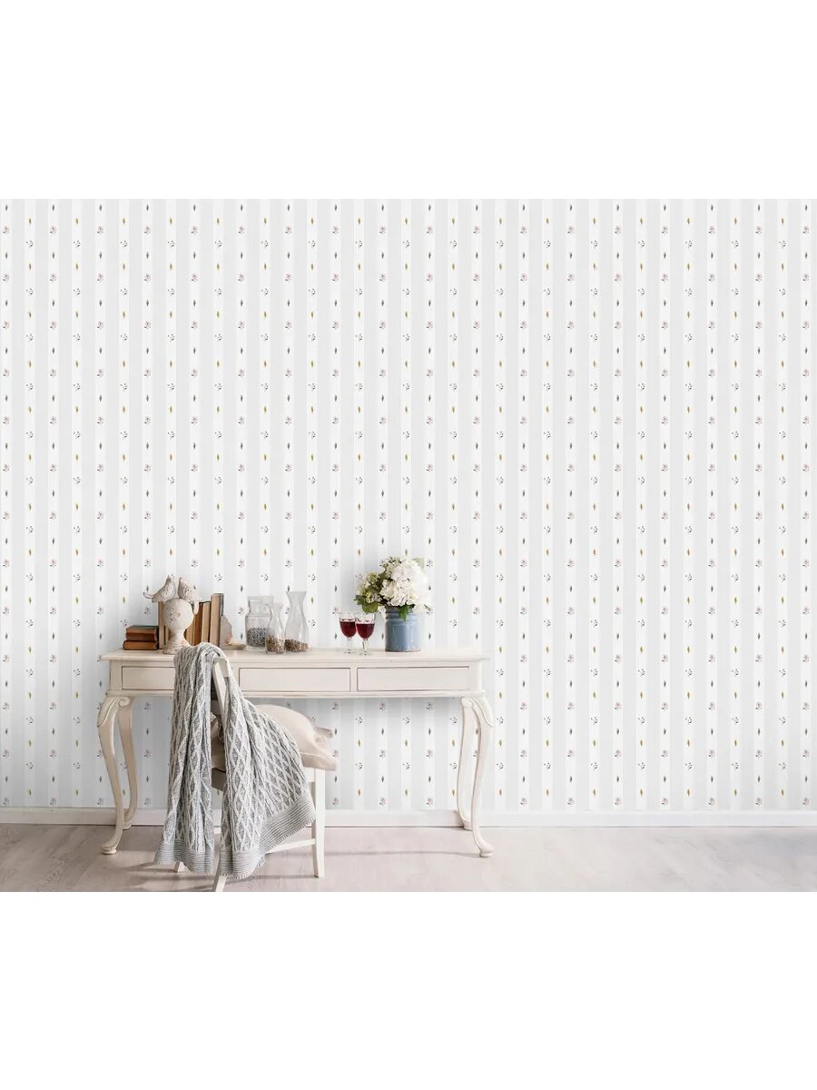 Обои Elysium, флизелиновые, с цветочным узором, 1,06х10,05 м, влагостойкие