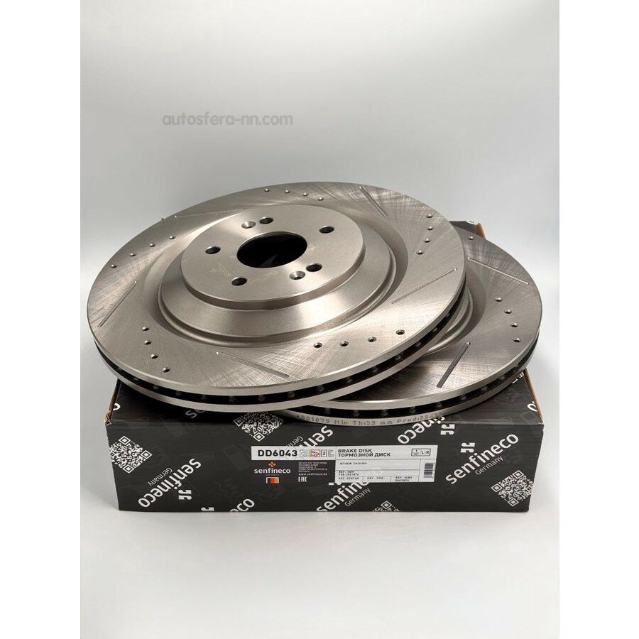 SENFINECO DD6043 Диск тормозной передний JETOUR DASHING (1.5, 1.6)(09.2022~) (333mm)