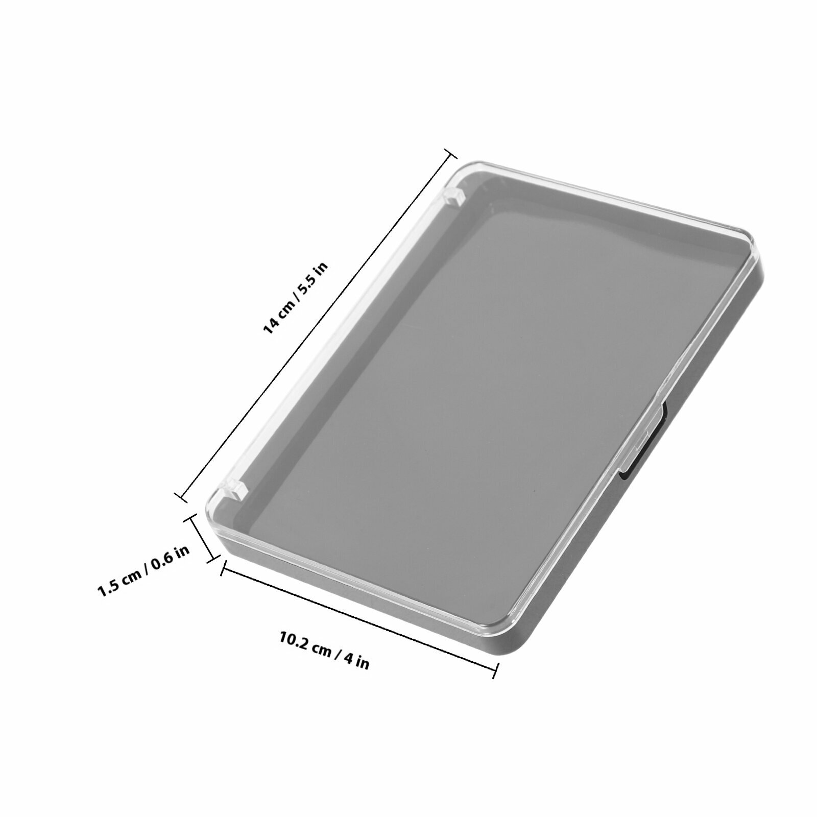 Магнитная Палетка Для Теней, Прямоугольная Форма, 3 Штуки, Пластик, Удобная Для Путешествий