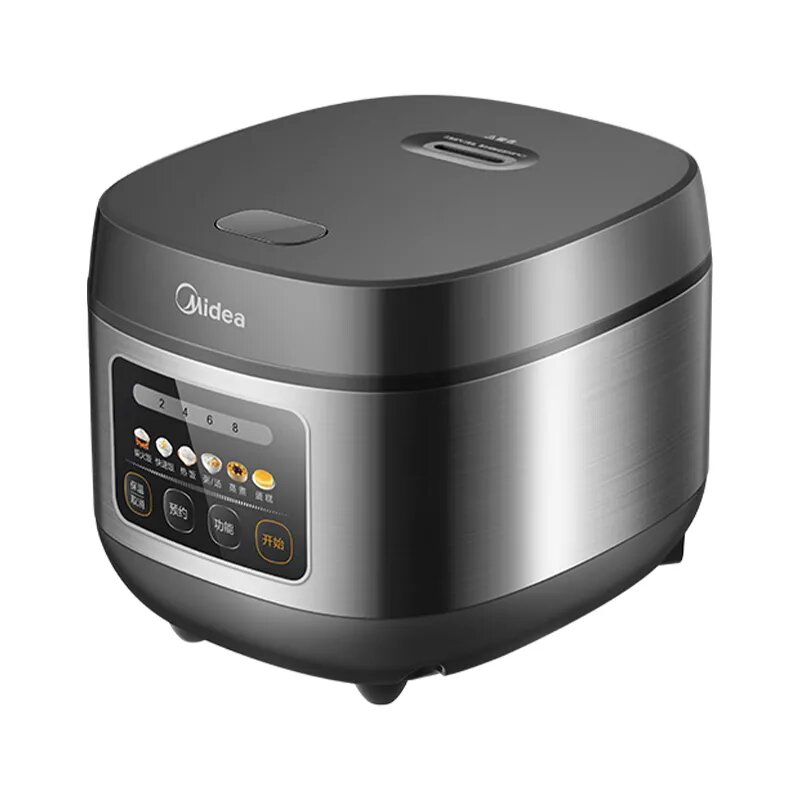 Электрическая кастрюля Midea для дома с функцией умного планирования и ароматизации, объемом 4 литра, модель MB-RE430. Эта многофункциональная кастрюля с большим объемом и антипригарным покрытием идеально подходит для приготовления различных блюд.