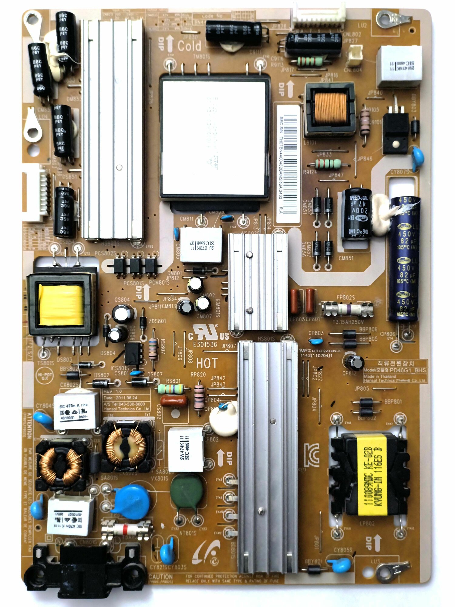 Блок питания BN44-00482B для телевизора Samsung UE46D6100SW