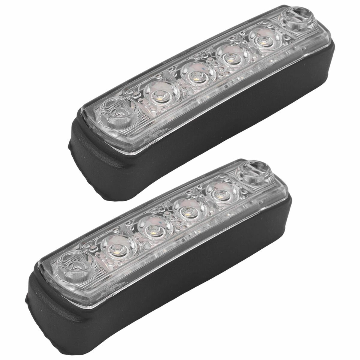 Комплект из 2 светодиодных фонарей солнцезащитного козырька для MAN TGX/TGS, 24V, белый, арт. "81252606121".