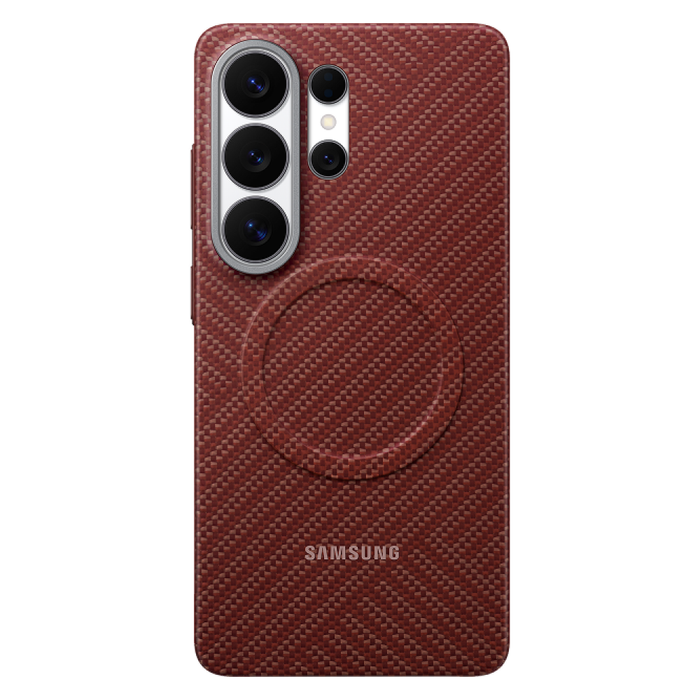 Чехол-накладка Samsung Carbon Magnet Case S26Ultra EF-KS948SREGRU коралловый