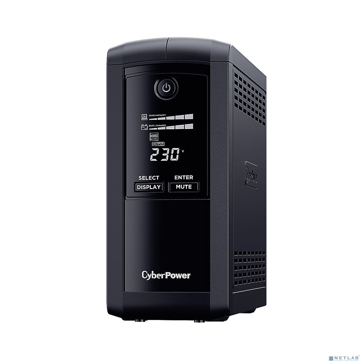 ИБП CyberPower VP700ELCD {Line-Interactive, Tower, 700VA/390W USB/RS-232/RJ11/45 (4 EURO), 12В/7 Ач х 1}