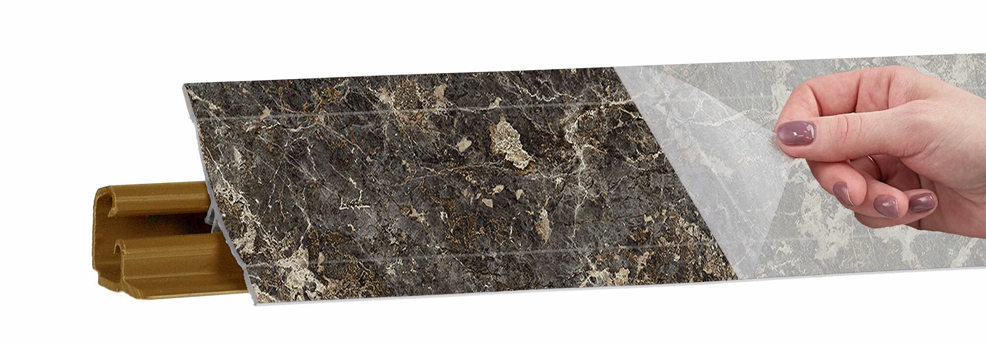 Плинтус для столешницы 23х23мм