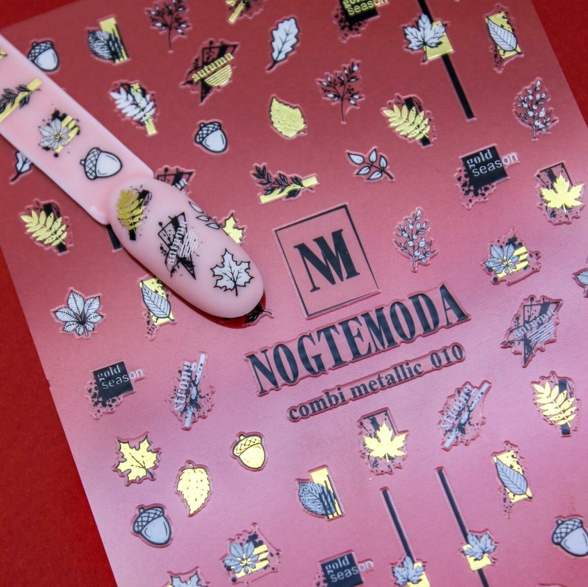 Наклейки Combi Metallic NogteModa №010