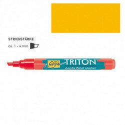 Жёлтый кукурузный акриловый маркер "Solo Goya" Triton" 1-4 мм