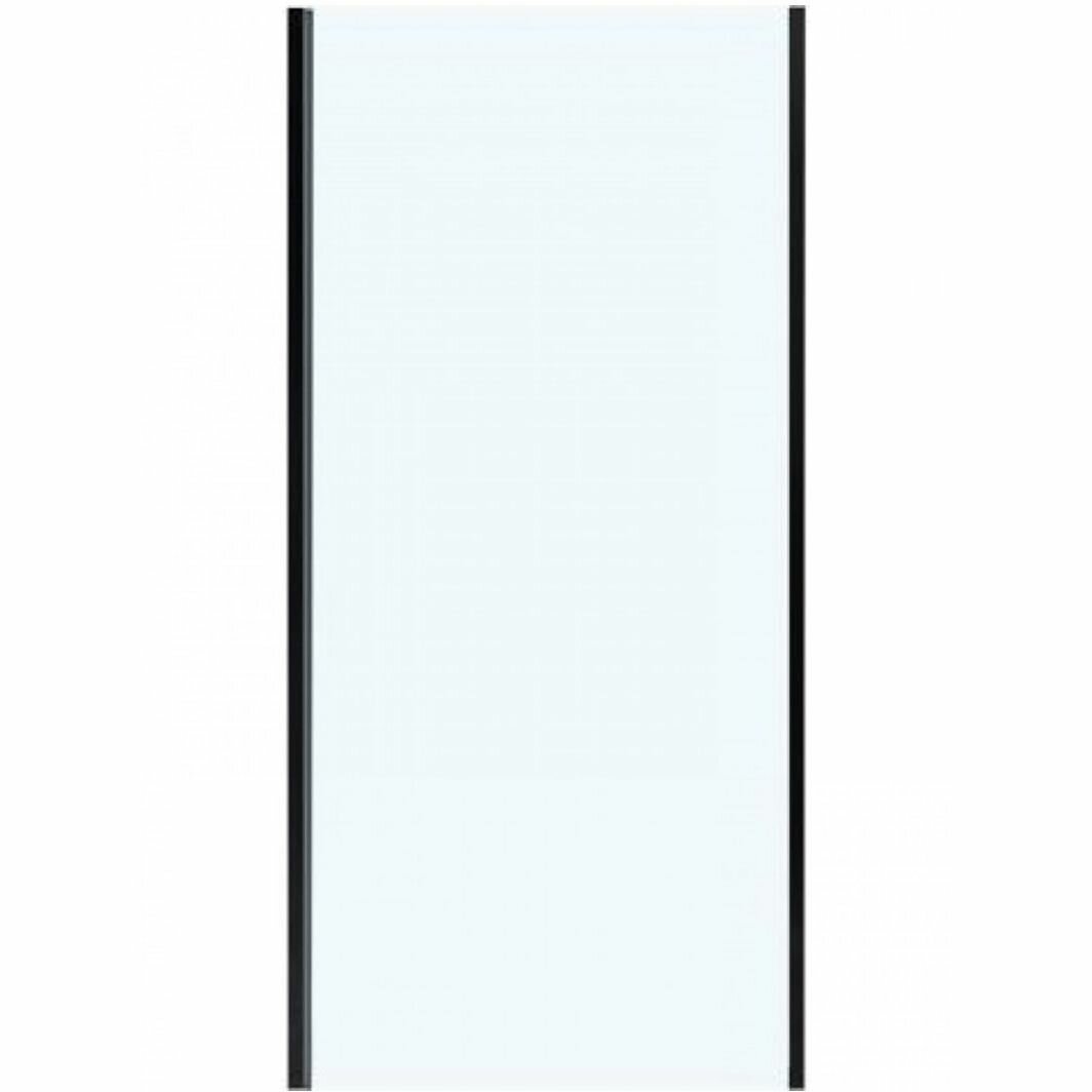 Боковая панель Vincea (Винчея) Slim Soft VSG-1SS800CLB, черный, стекло прозрачное