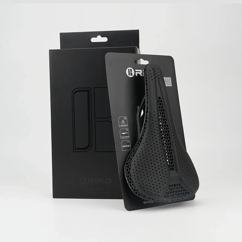 Велосипедное седло RIRO из углеродного волокна, ультратонкое 3D-печать на шоссе, горном велосипеде, Гоночное седло, подушка для велосипеда, аксессуары для сиденья велосипеда