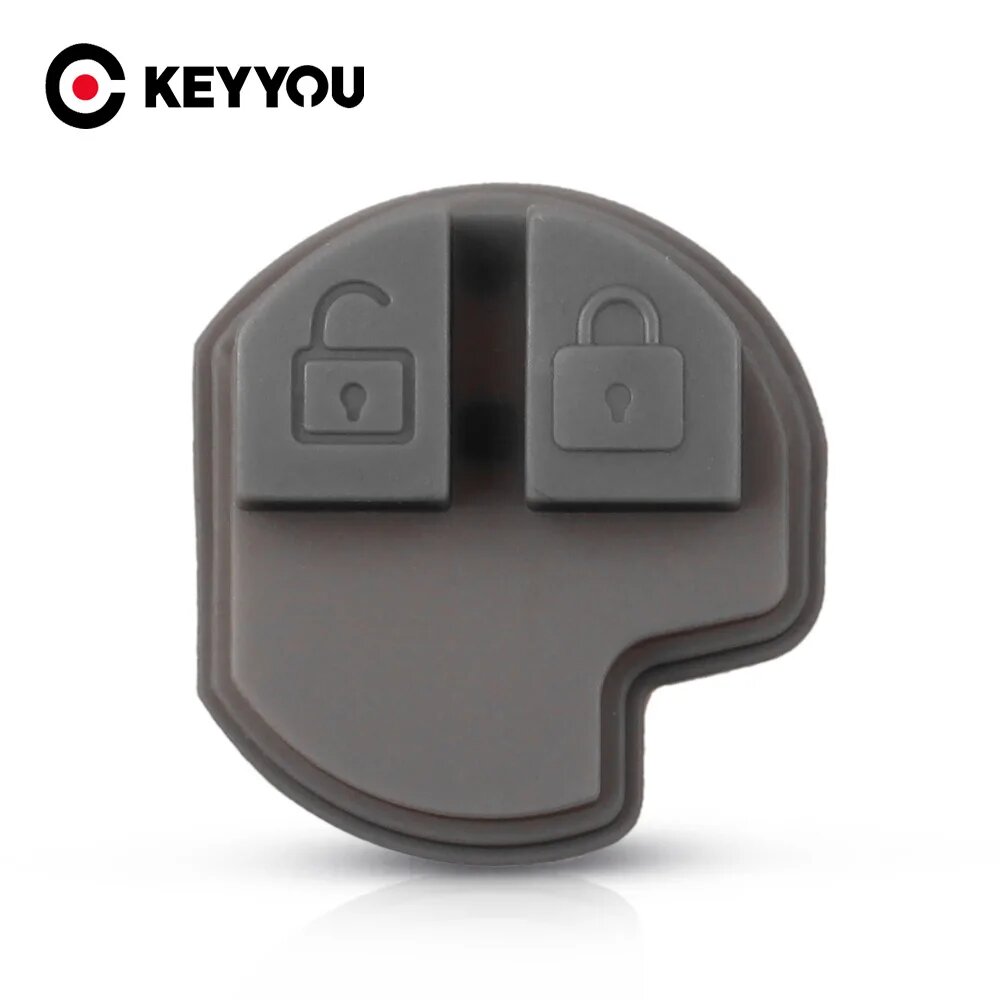 От KEYYOU для Suzuki Key Swift Grand Vitara SX4 Liana Aerio Jimn, 2 кнопки, задняя резиновая накладка для ключа