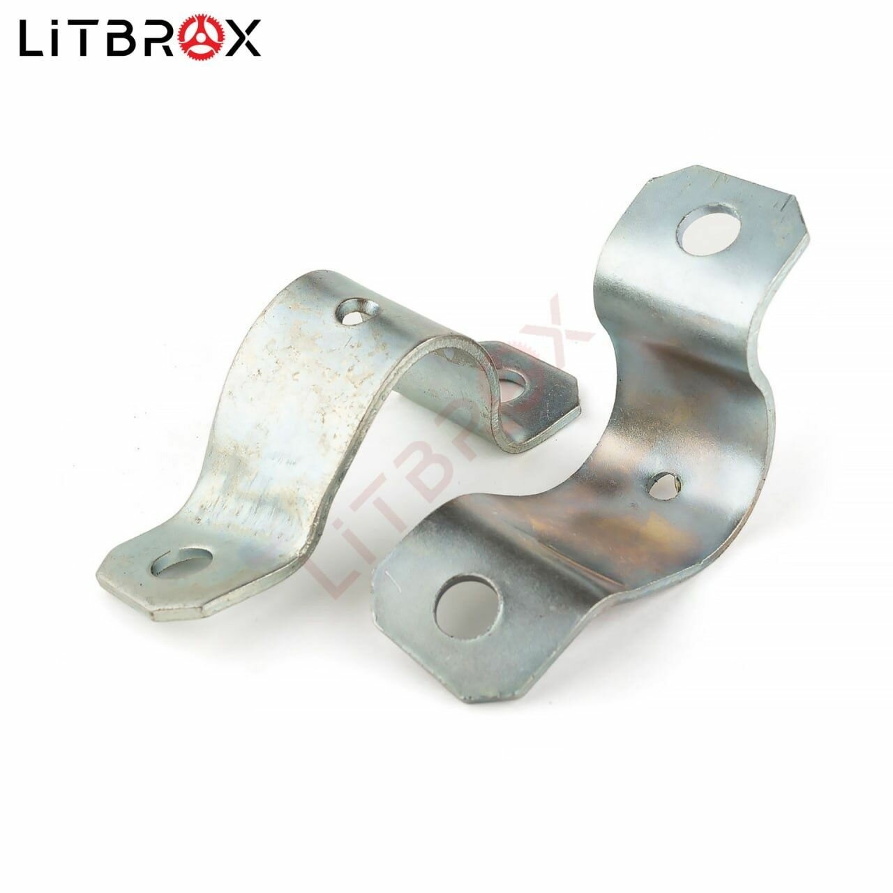 Скоба стабилизатора (левая+правая) (обойма) ВАЗ LADA 2101-2107 (к-т. 2 шт.) / 2101-2906048/49