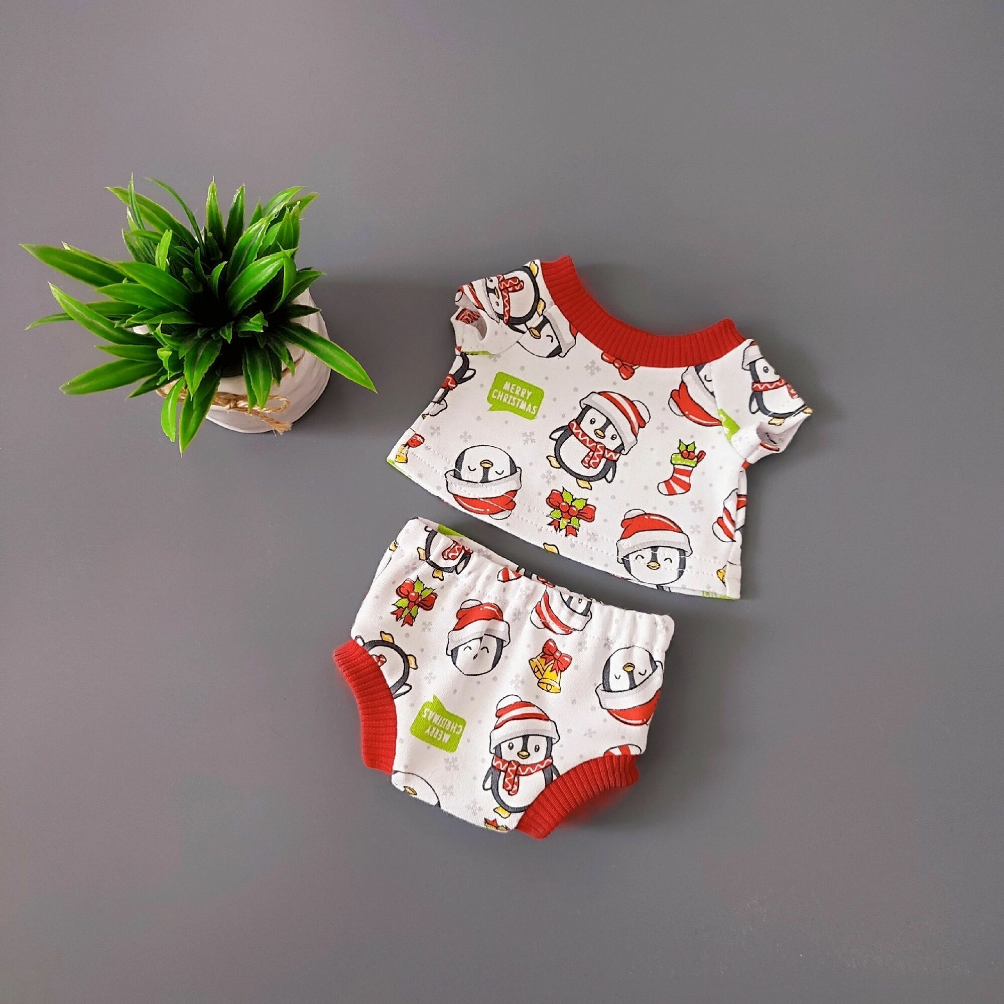 Костюм (футболка+трусики) для котa Басика 19 см, Басика Baby 20 см и Ли-Ли 20 см