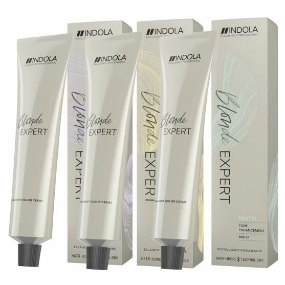 Краска для волос Indola Professional Designer Blonde Expert Permanent Cream Coloration Hair-Bond, Осветляющий краситель с интегрированной технологией Hair-Bond, Р.01 тонер