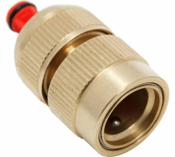 Коннектор MasterProf 3/4" с аквастопом латунь ДС.070679. ИМ — фото 1