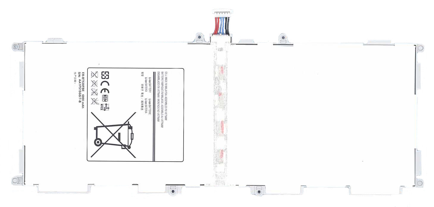 Аккумулятор EB-BT530FBE для планшета Samsung Galaxy Tab 4 10.1 SM-T530 3.8V 25.84Wh (6800mAh)