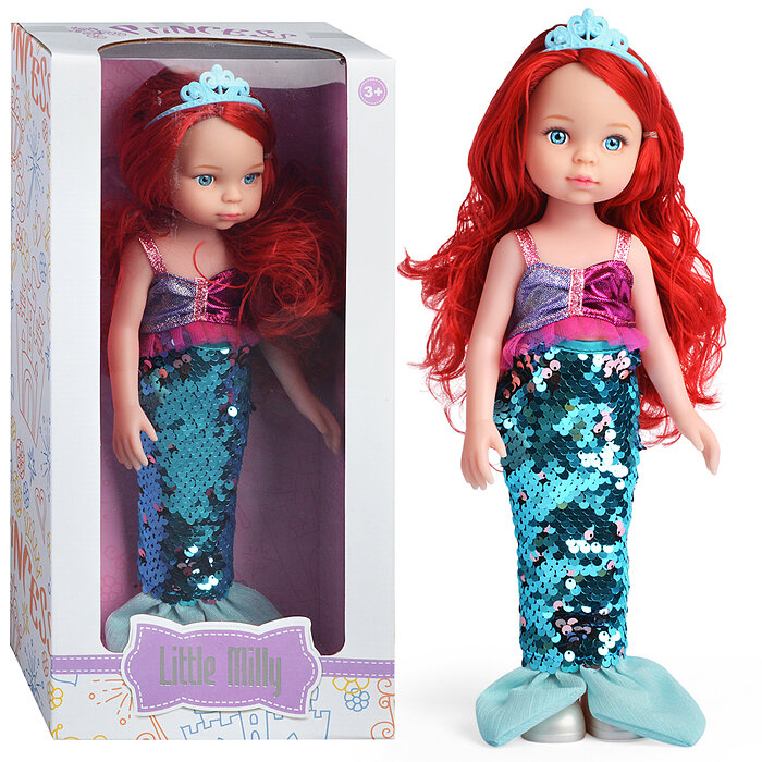 Кукла 91065-J "Джесика-русалка" 33 см, детям от 3 лет, в коробке