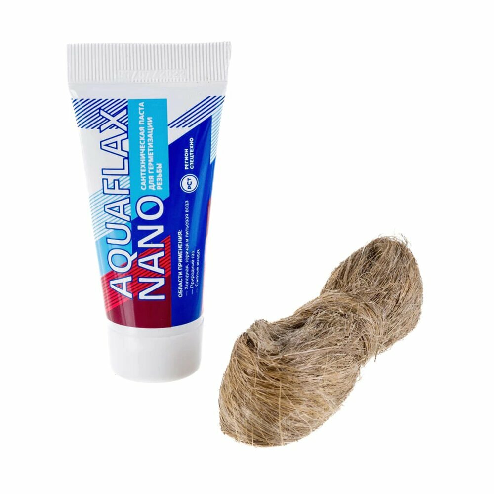Комплект монтажный AQUAFLAX NANO паста 30 г + лен 15 г