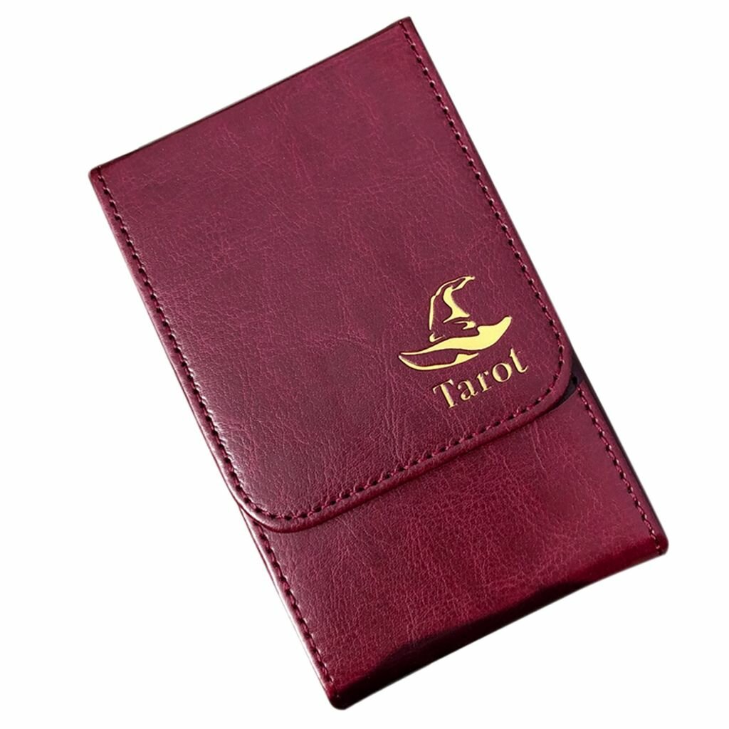 Коробка для карт Таро из искусственной кожи Таро для футляра Емкость для сбора контейнеров