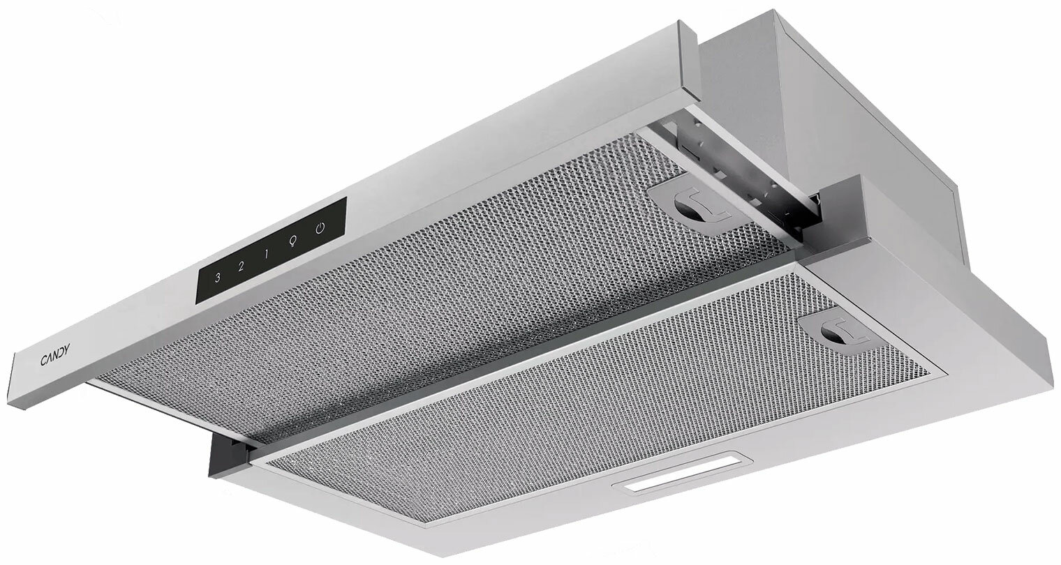 Вытяжка Candy Вытяжка кухонная Candy CVXT64SX 122 Вт 3 скорости, нержавеющая сталь