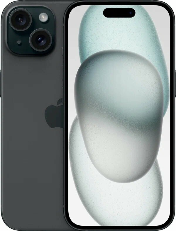 Смартфон Apple iPhone 15 256 ГБ, Dual: nano SIM + eSIM, Black | Черный