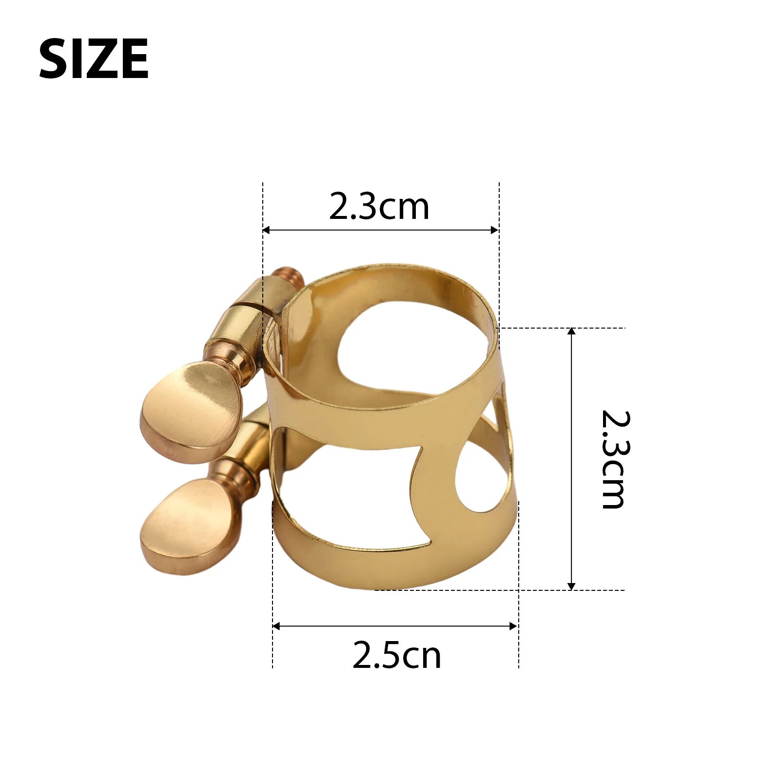 Латунная лигатура для альт-саксофона Clamping stirrup for High Pitch sax