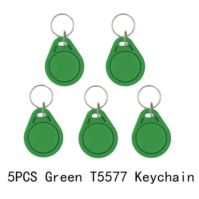 RFID брелок Anruhoo T5577 5/10 шт. 5PCS green