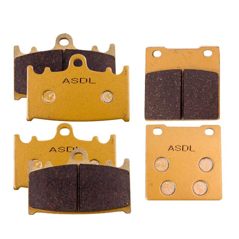 Комплект передних и задних тормозных колодок для мотоцикла 600CC для Suzuki GSXR600 V/W/X/Y/K1/K2/K3/ZK3 1997-2003 2001 2002 GSX-R GSXR 600 GSX-R600 1set Ceramic