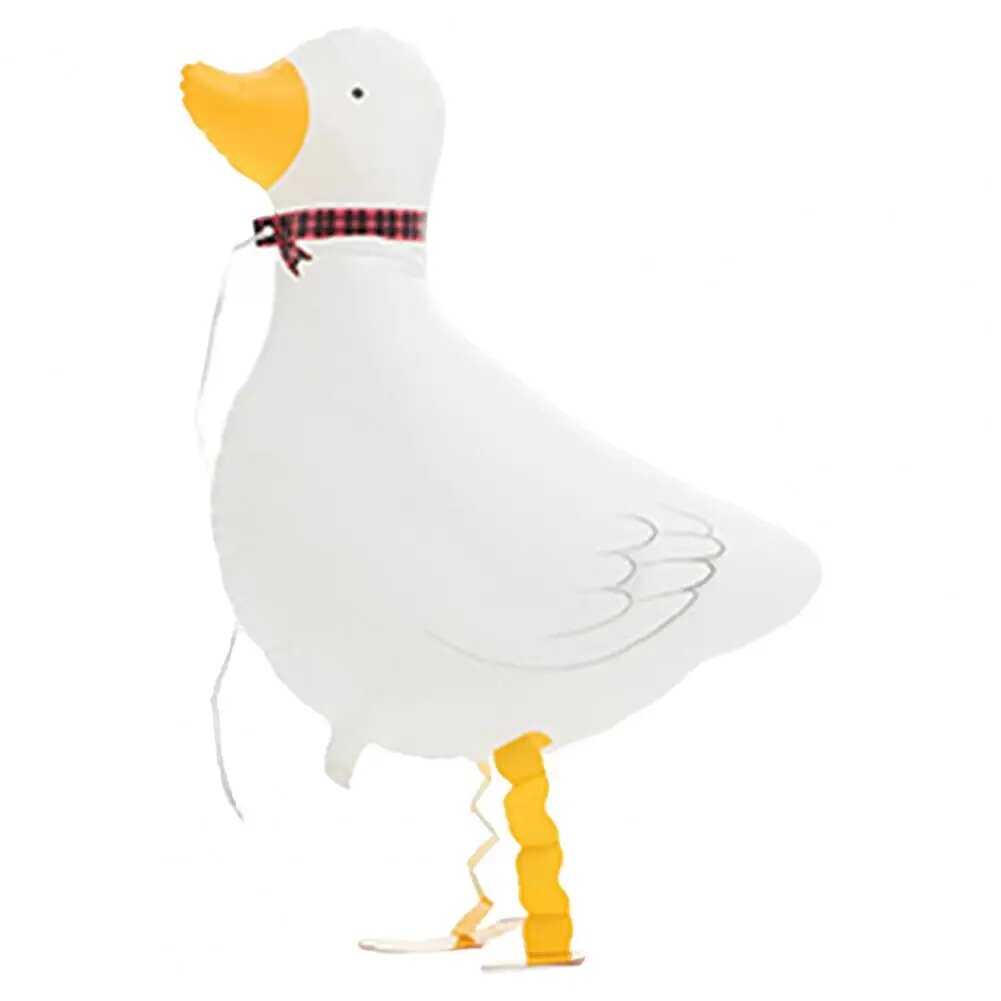 Белый фольгированный шар "Little Duck"