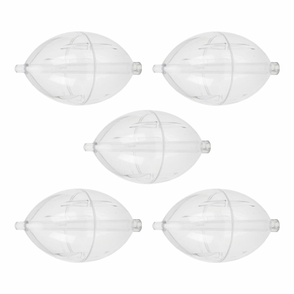 1 комплект из 5 штук, рыболовный овал, внутренний средний проход, большой живот, впрыскивание воды и отбеливание