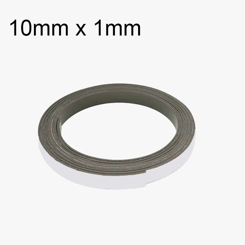 Магнитная лента самоклеящаяся резиновая 1/5/10 м 5Meter, W 10MM X T 1MM