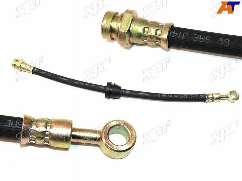 . SAT Шланг тормозной передний для CHEVROLET AVEO 06-/RAVON NEXIA R3 16-